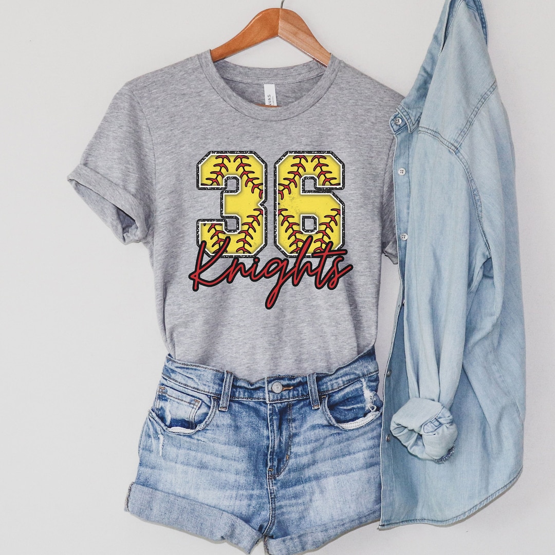 Custom Softball Shirt, Personalized Softball Mom Shirt, Softball Fan ...