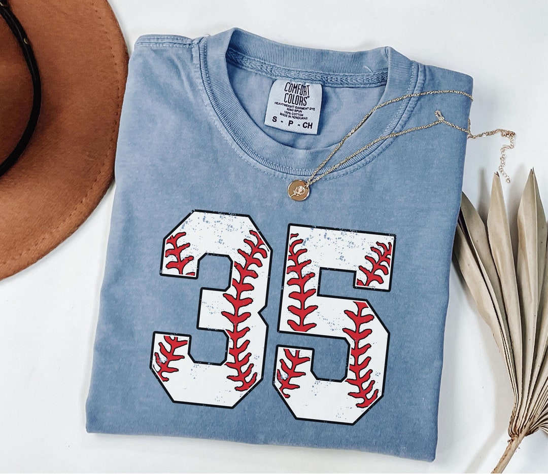 Custom Baseball Number Shirt, Baseball Comfort Colors , Personalized ...