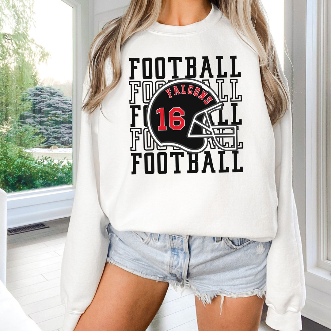 Custom Football Sweatshirt, Personalized Football Mom Crewneck ...