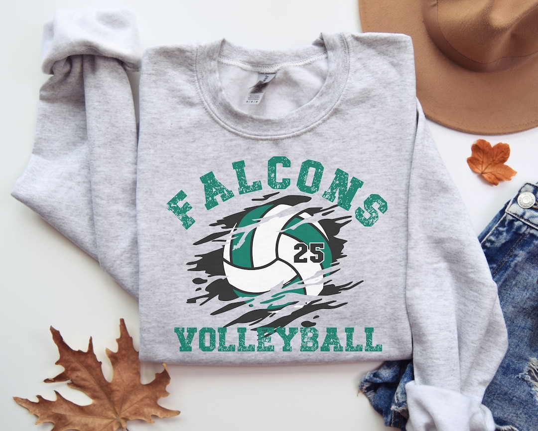 Custom Volleyball Sweatshirt, Personalized Volleyball Mom Crewneck ...