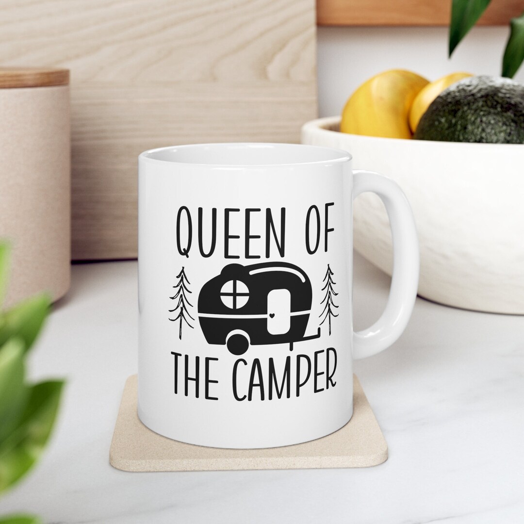 Queen of the Camper Mug, RV Queen Mug 11 Oz Ceramic Rv Life Mug RV Gift ...