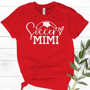 Soccer Mimi Shirt, Cute Soccer Shirt for Mimi, Soccer Mimi Tee, Soccer ...