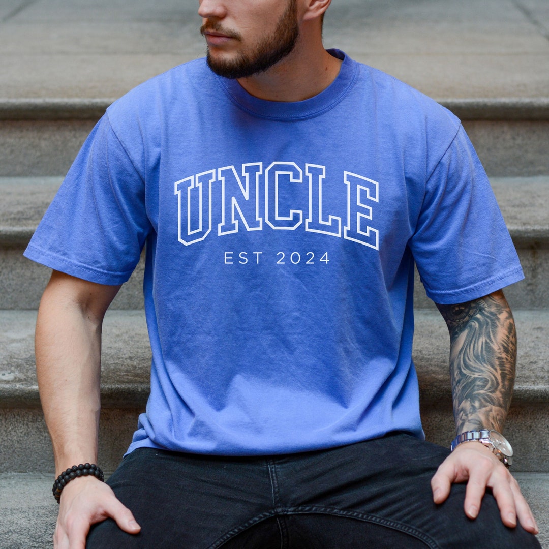 Custom Uncle Shirt, Comfort Colors Uncle Shirt, Uncle Est 2025 Shirt ...
