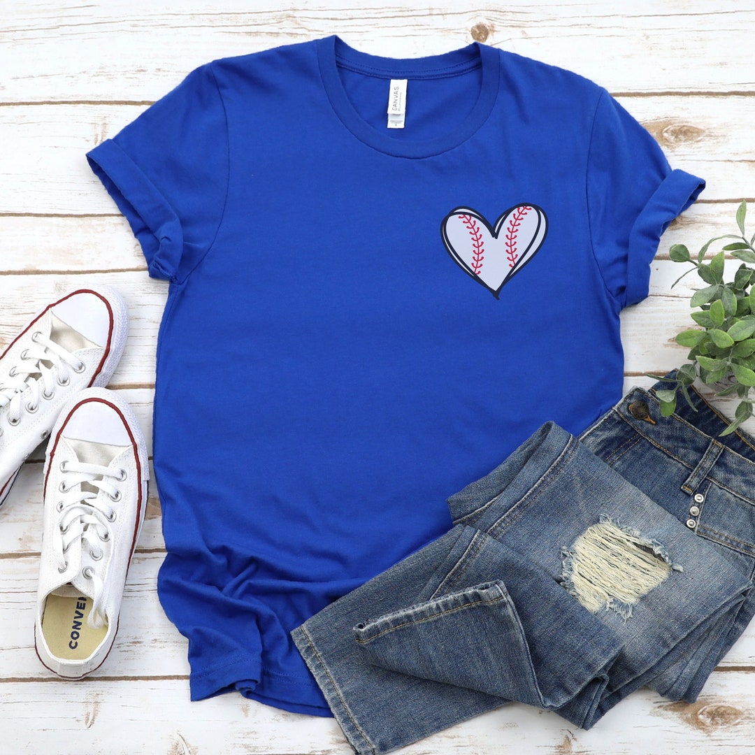 Baseball Mom Shirt, Ladies Baseball T-shirts, Baseball Pocket Tee, Cute ...