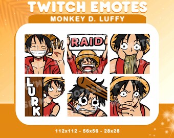 Twitch One Piece Emotes - Etsy UK