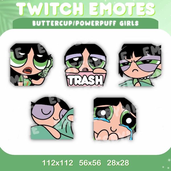 90s Cartoon Twitch Emotes - Etsy