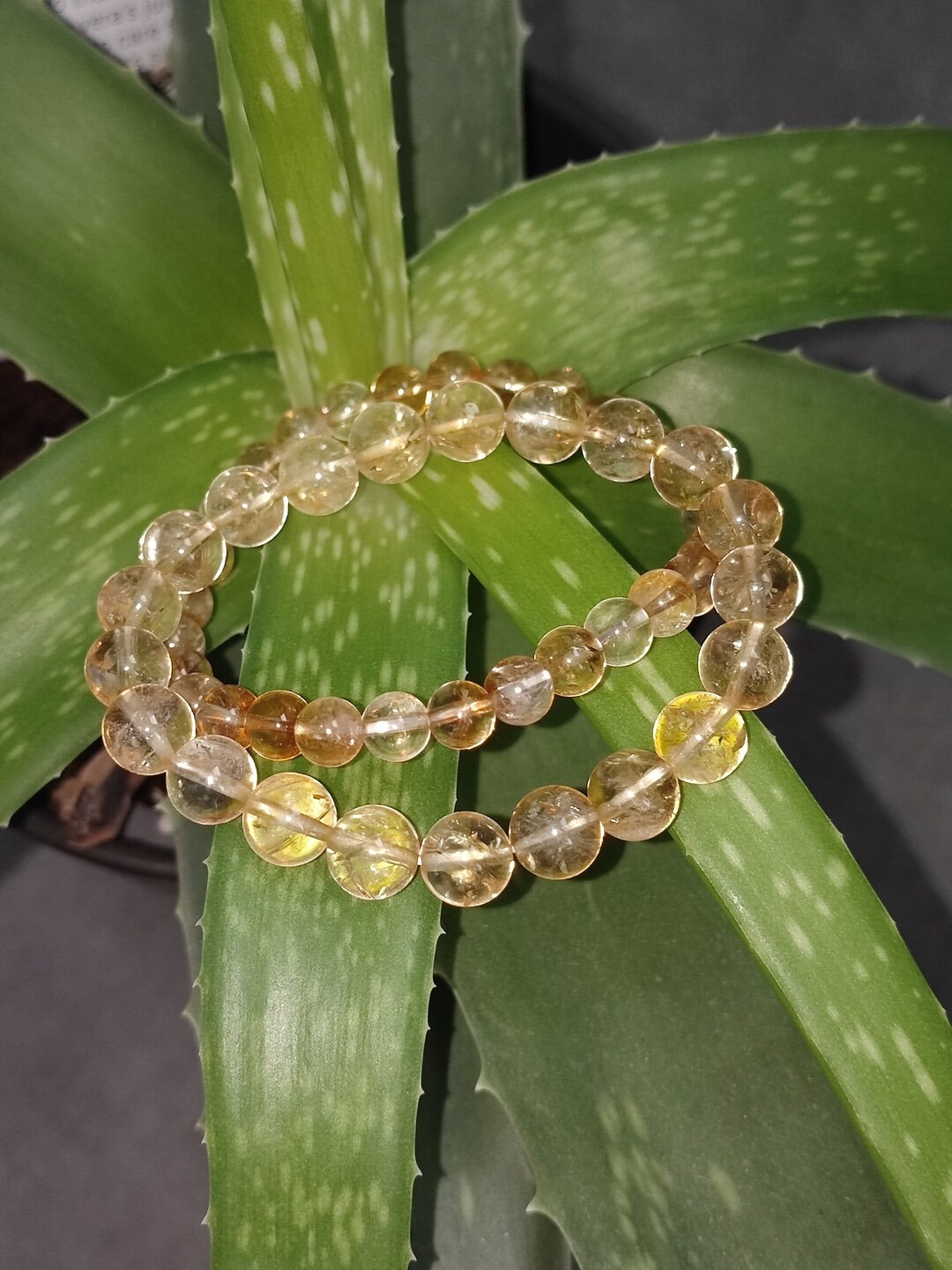 Citrine Bracelet, Solar Plexus Chakra, Luck and Abundance, Joy of Life ...