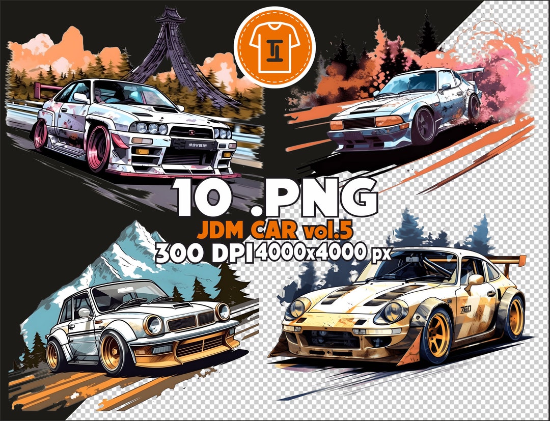 10 JDM Drift Car Png Sublimation Designs for Personalization - Etsy ...