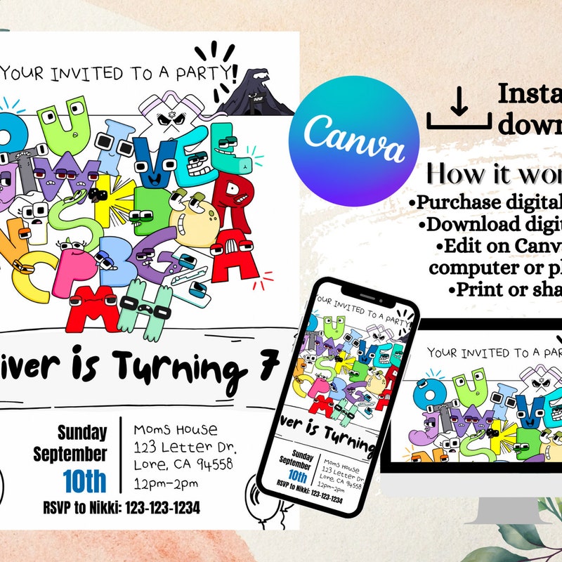 Alphabet Lore Paper Craft - Etsy