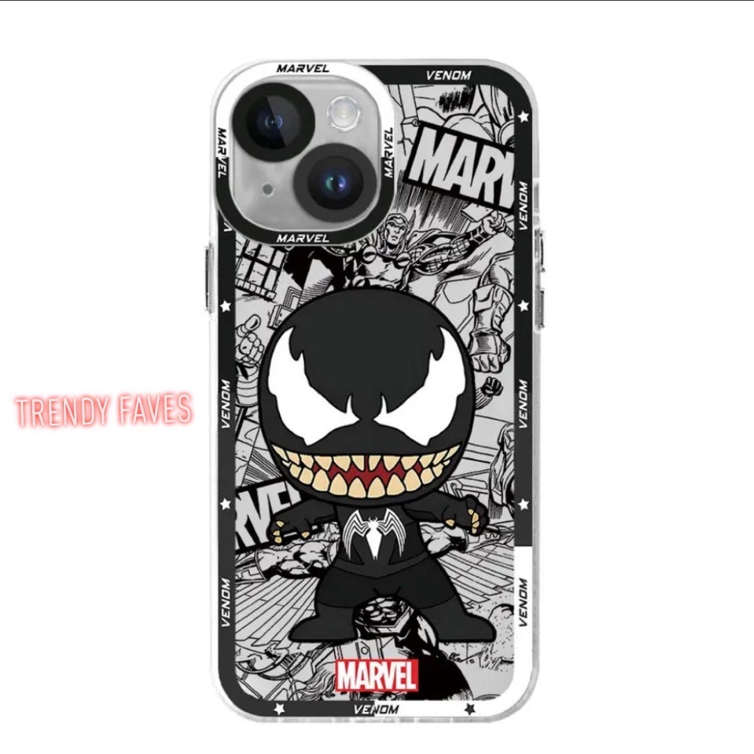 Marvel iPhone Case Spider Man/ Venom/ Captain America/ Iron Man/ Hulk ...
