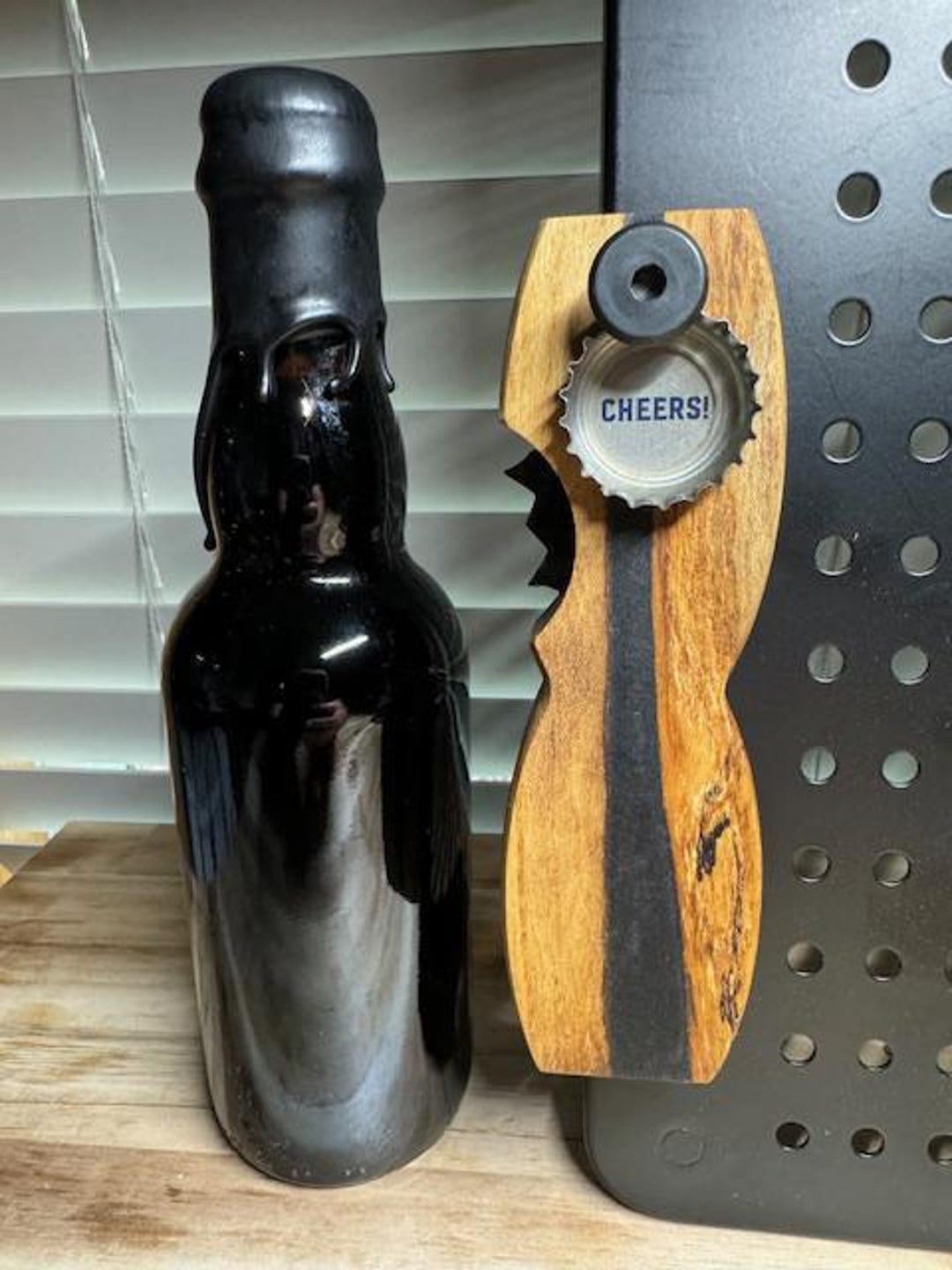 River Table Inspired - Beer Bottle Opener - Carbon Fiber Wax Cutter ...