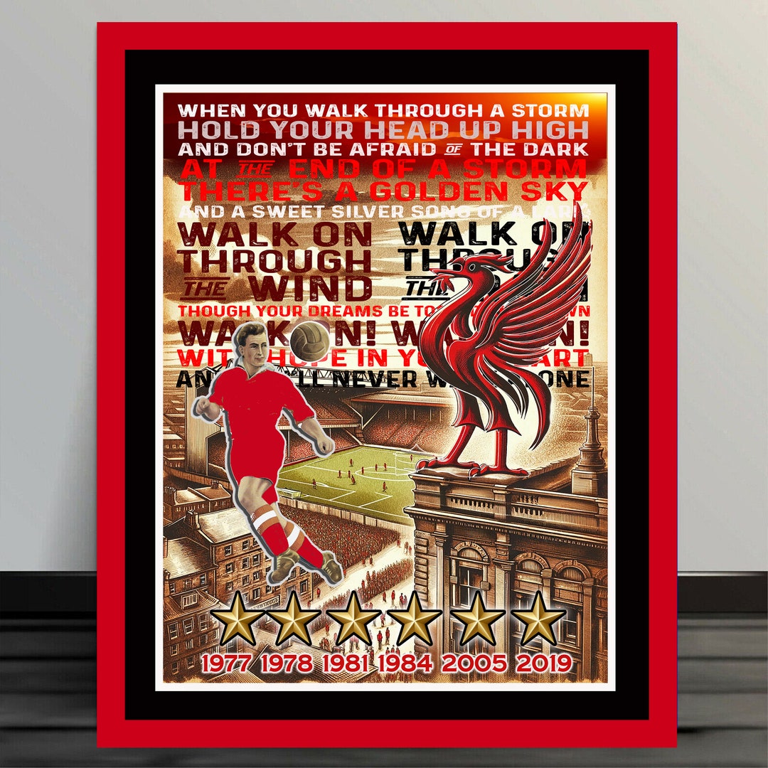 Liverpool Football Fans YNWA Art Design Metal Wall Sign LP01 - Etsy