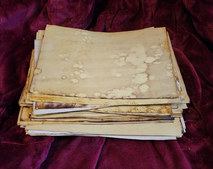 Coffee Dyed Papers - Etsy