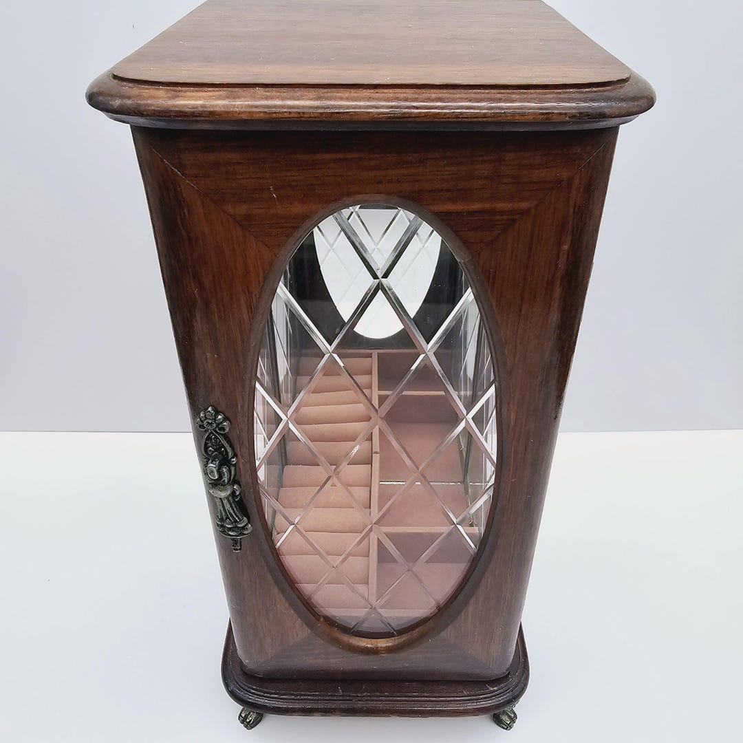 Vintage the Commodore Collection Wood Jewelry Box - Etsy