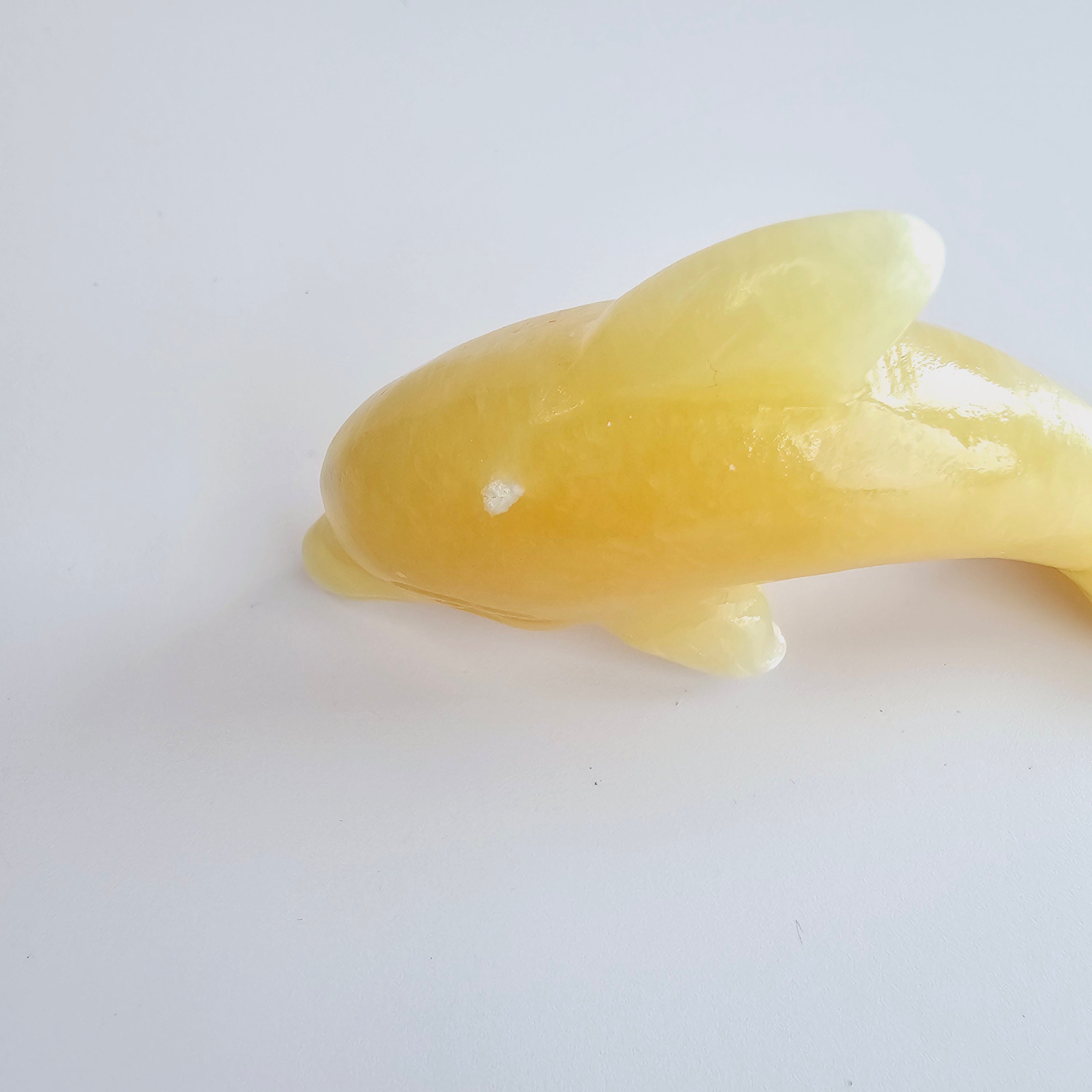 Vintage Natural Stone Dolphin Figurine - Etsy
