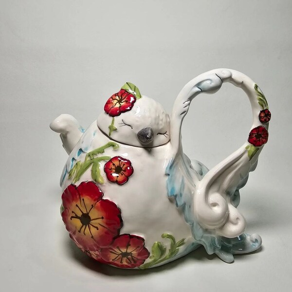 Whimsical Teapot - Etsy