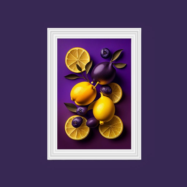 Purple Wall Collage - Etsy