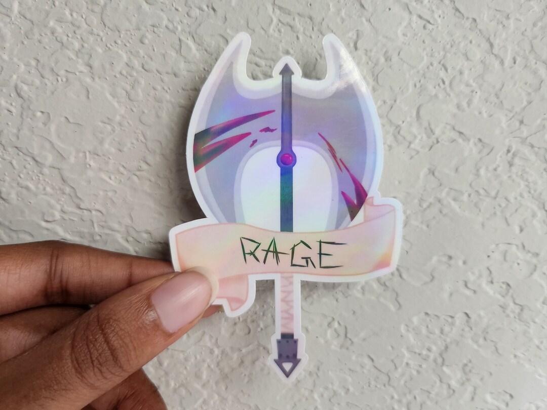 RAGE Dnd Vinyl Sticker - Etsy