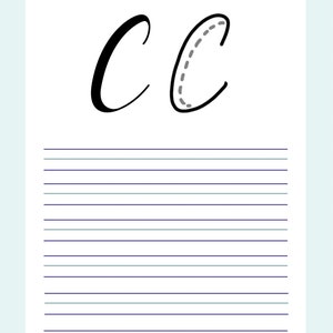 Faux Calligraphy Workbook | Perfect for Beginners | Practice Sheets and ...