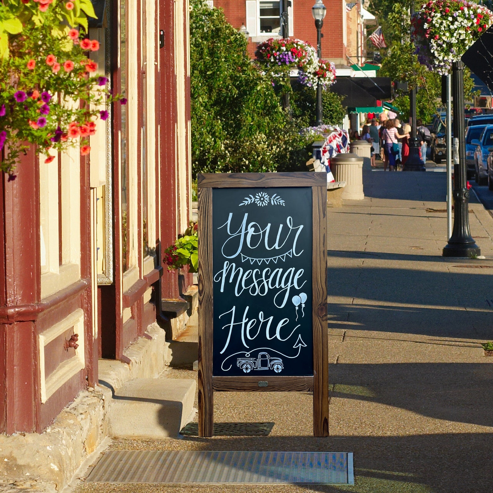 Custom Business Sidewalk Sign | A-frame Chalkboard | Sales ...