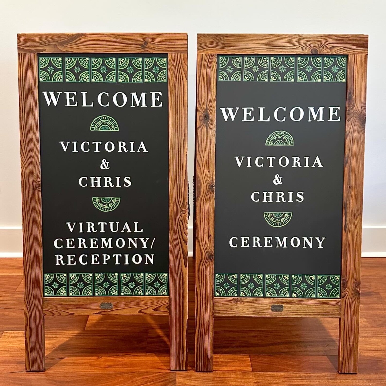 Custom Welcome Sidewalk Chalkboard Sign Wedding, Bridal Shower ...