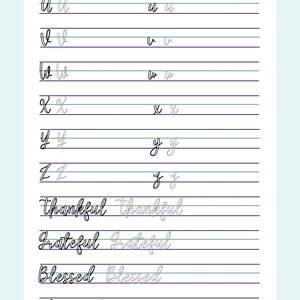 Faux Calligraphy Workbook | Perfect for Beginners | Practice Sheets and ...