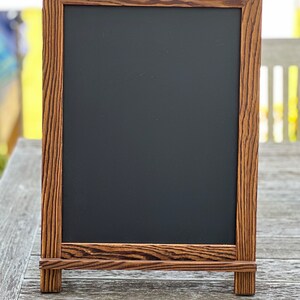 Custom Rustic Wood Framed Chalkboard 12x17 Tabletop Sign| Back to ...