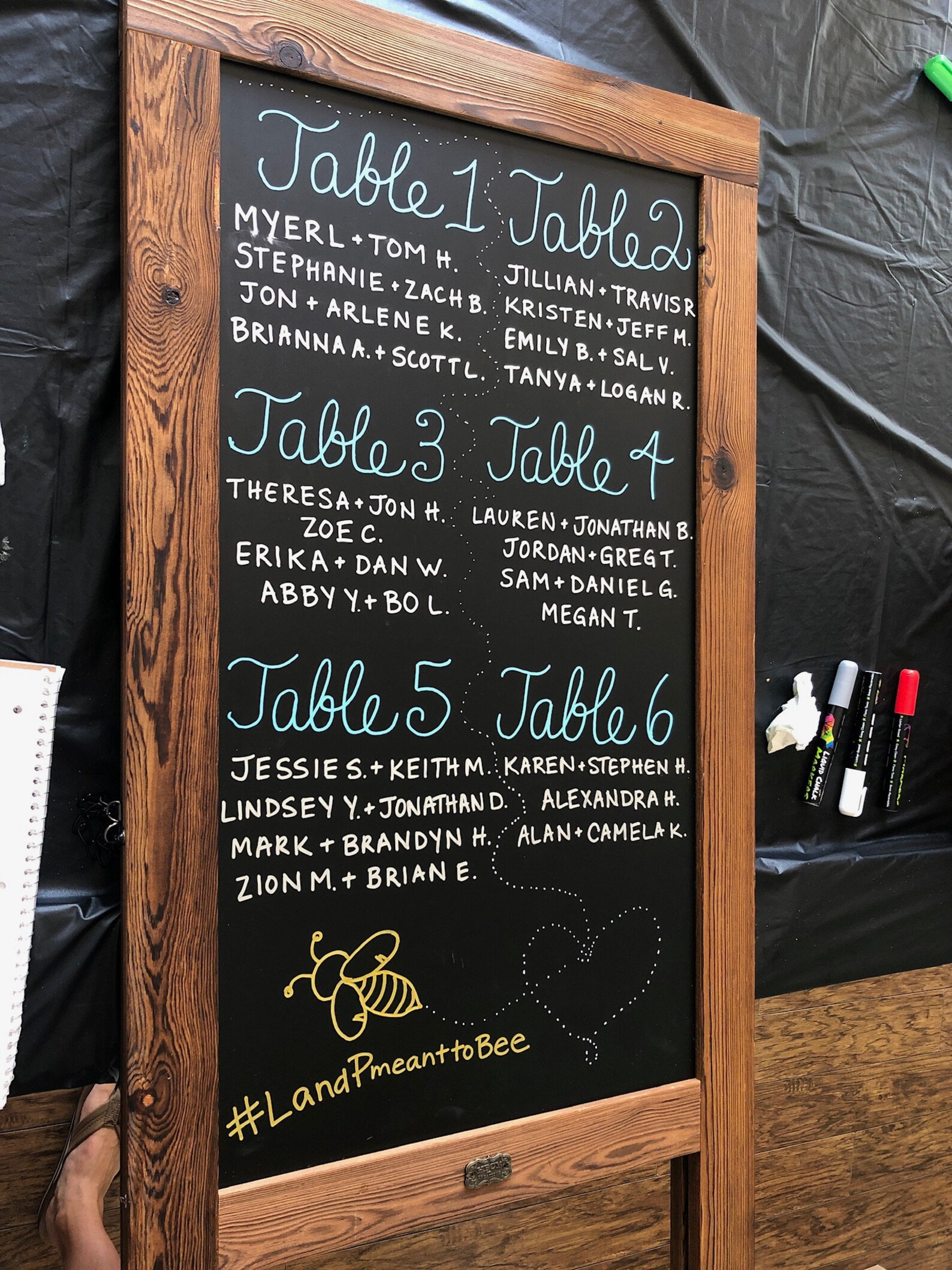 Custom Sidewalk Magnetic Chalkboard Sign | Rustic Brown Wood A-frame ...