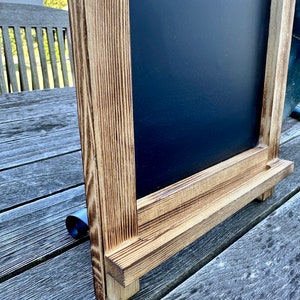 Custom Rustic Wood Framed Chalkboard Tabletop Sign Home Decor, Office ...