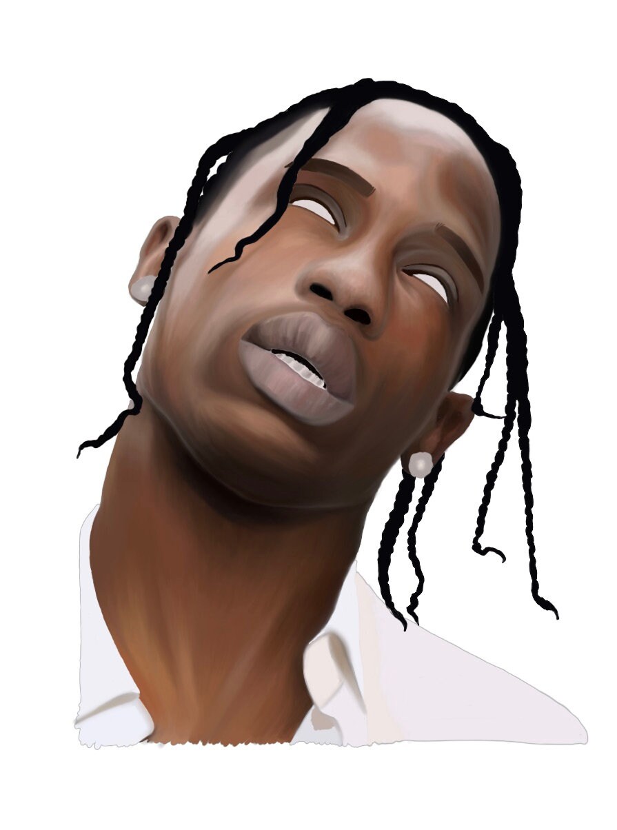 Travis Scott Digital Print - Etsy