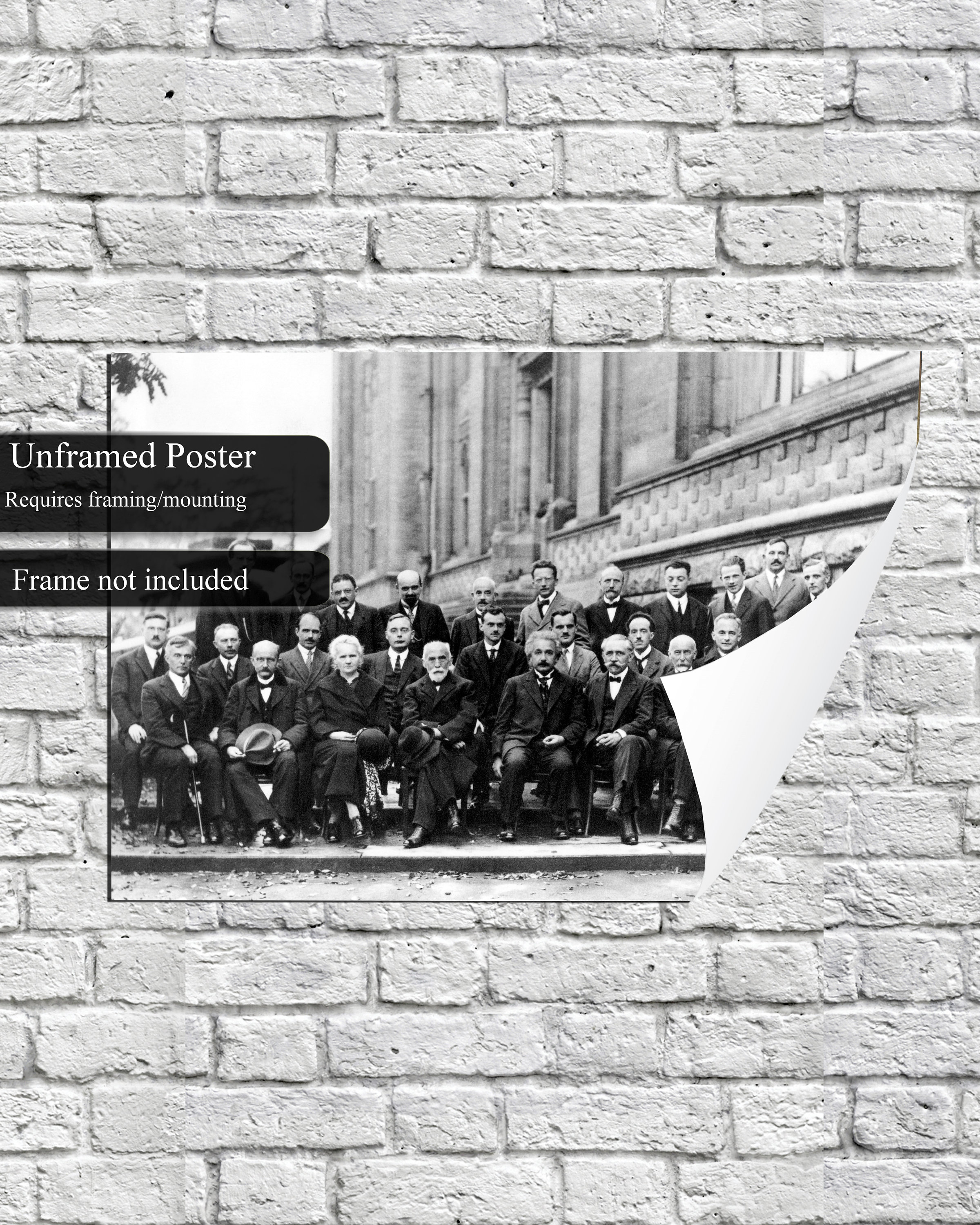 Solvay Conference on Quantum Mechanics 1927 Canvas Print Physics Poster ...
