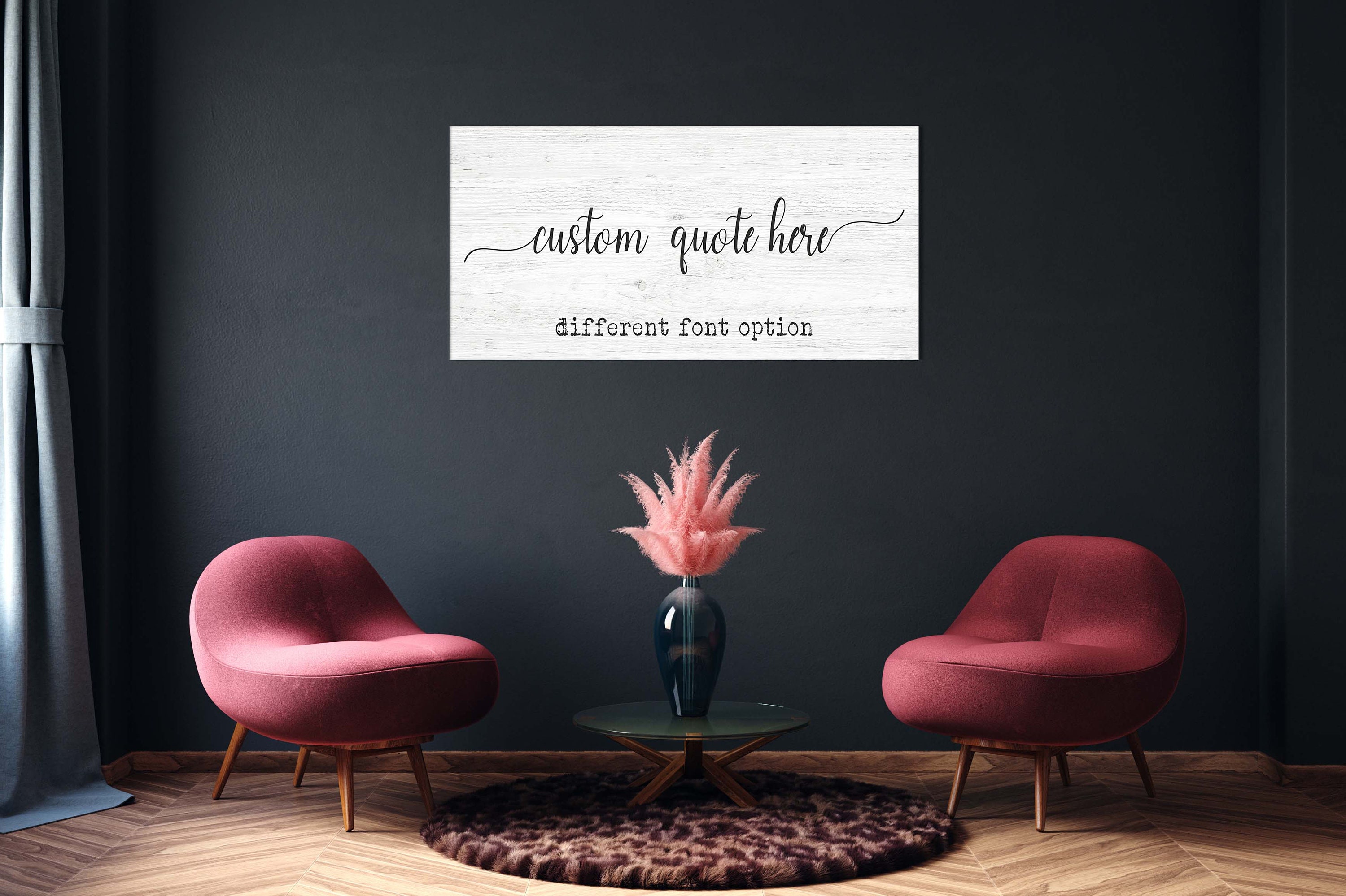 Custom Quote Text Canvas Wall Decor Make Your Own Personalized Canvas ...