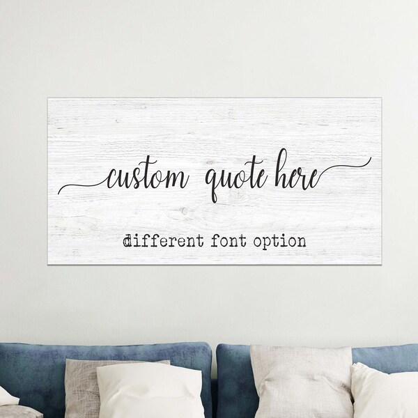 Canvas Quote - Etsy