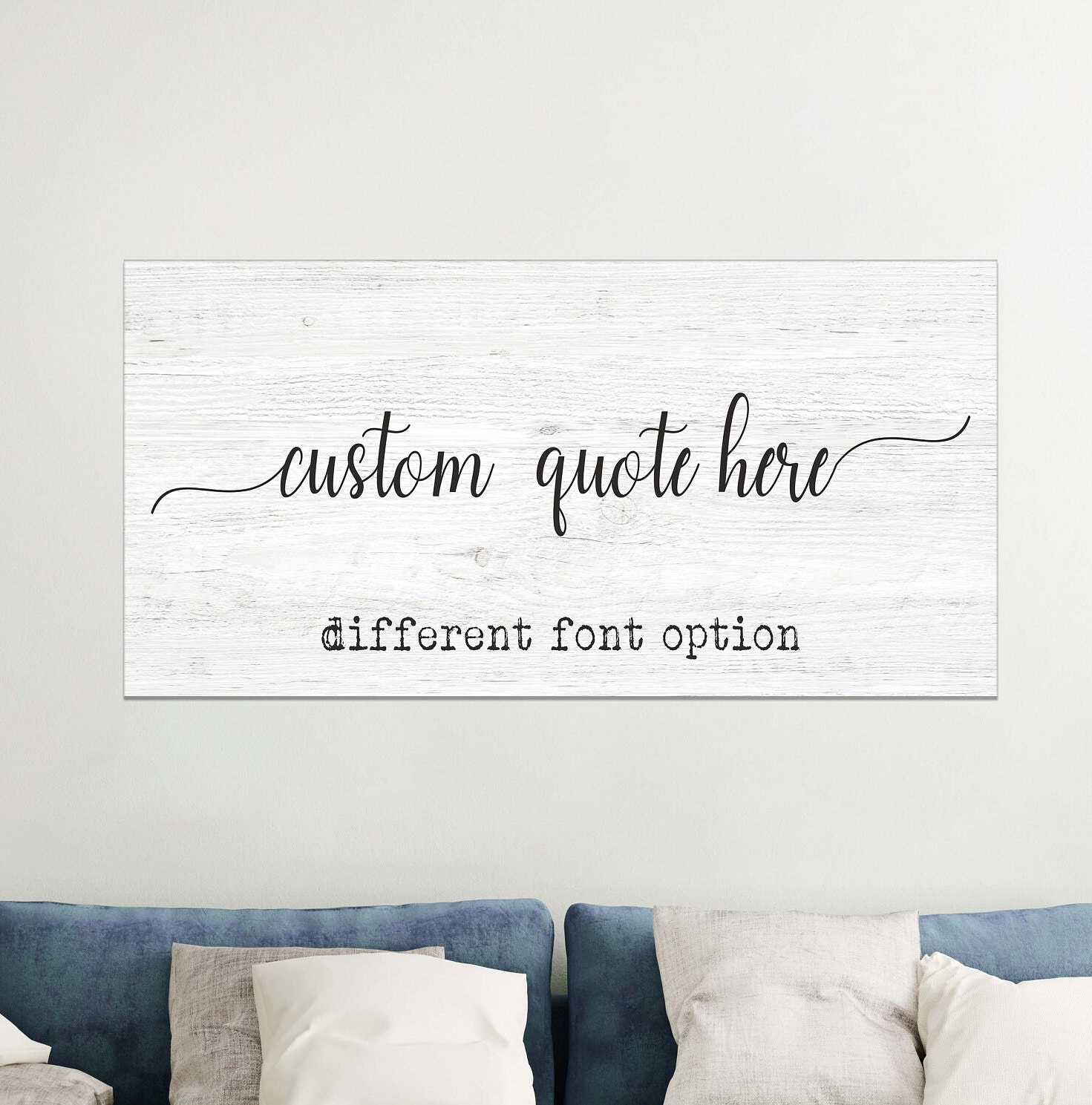 Custom Quote Text Canvas Wall Decor Make Your Own Personalized Canvas ...