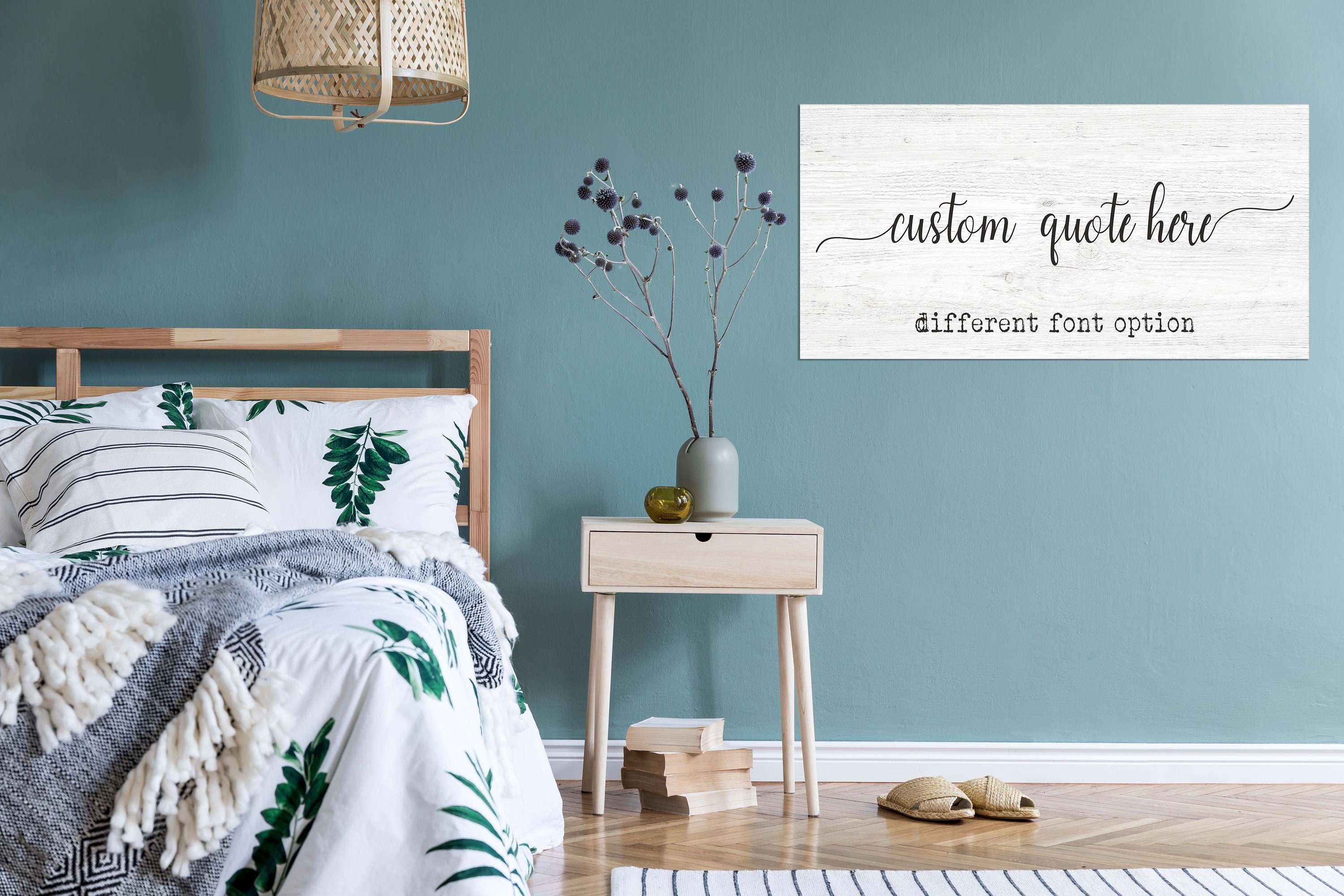 Custom Quote Text Canvas Wall Decor Make Your Own Personalized Canvas ...
