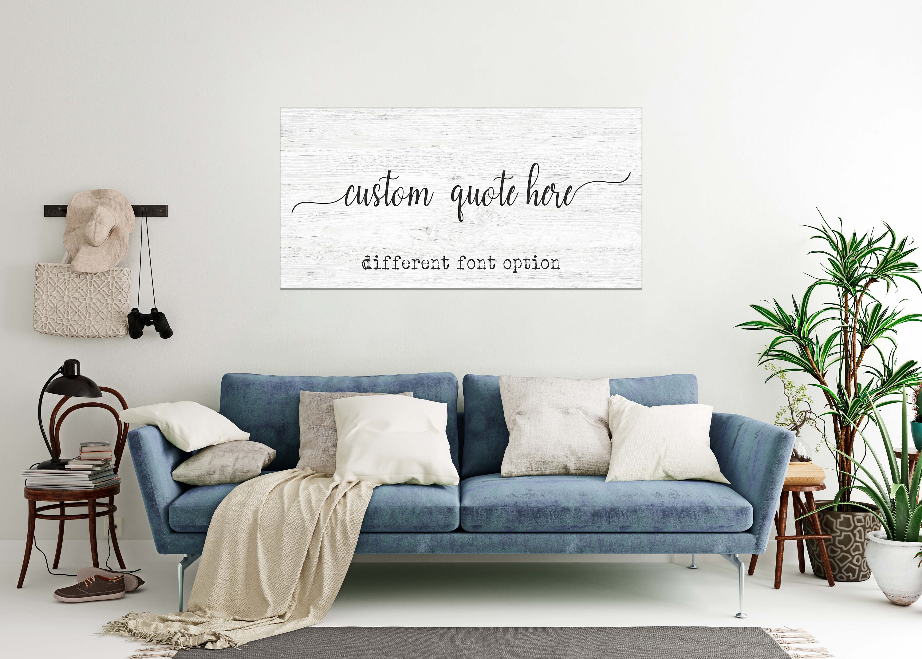 Custom Quote Text Canvas Wall Decor Make Your Own Personalized Canvas ...