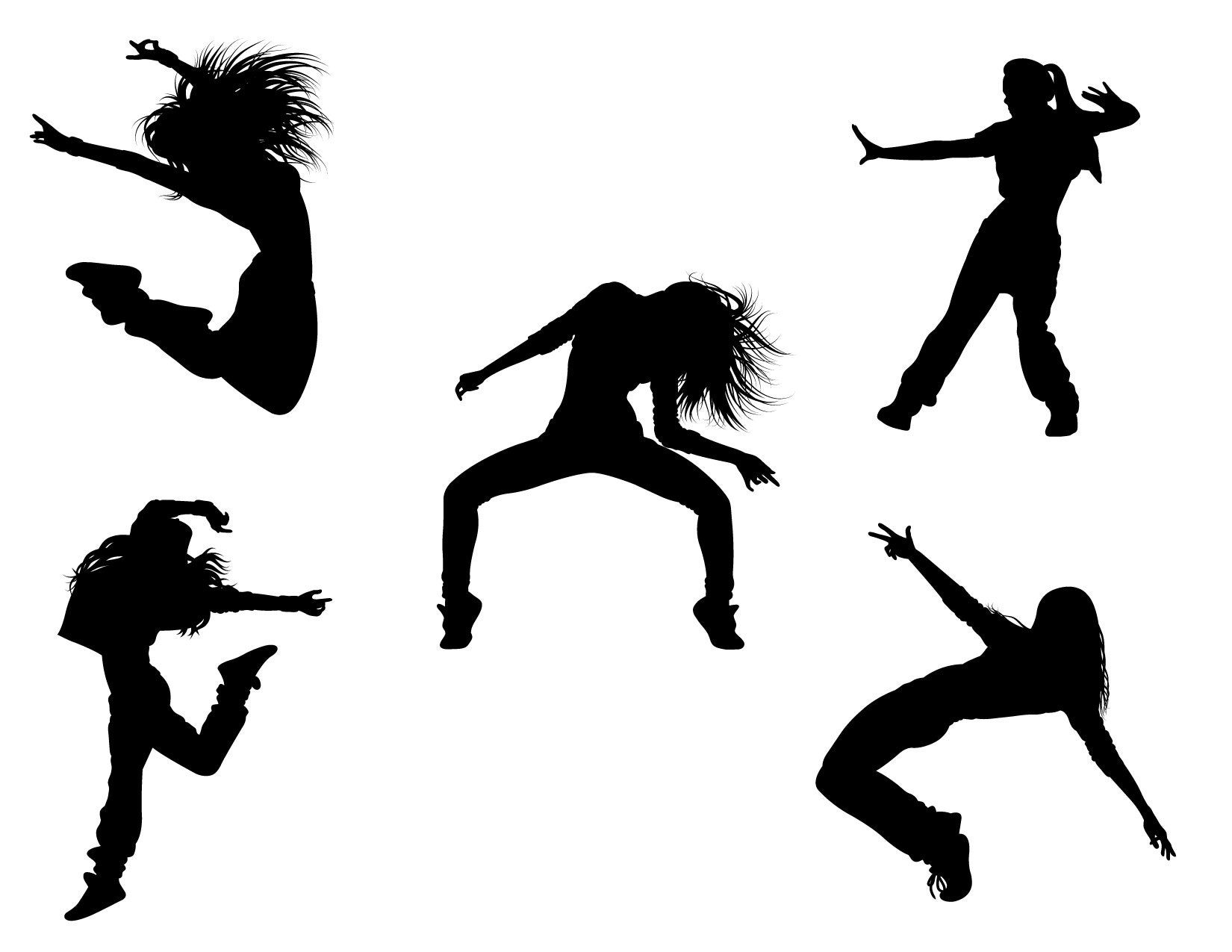 Hip Hop Dancer Silhouette 3 Download - Etsy