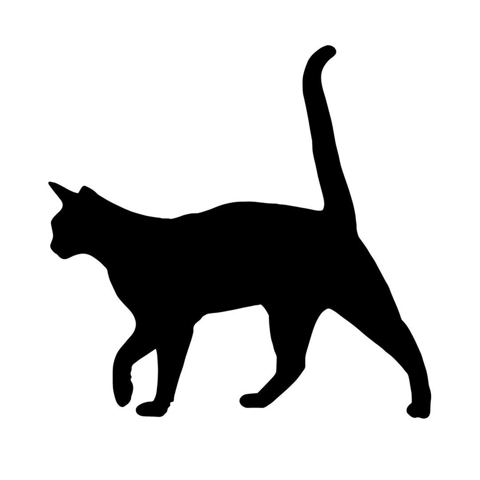 Cat Silhouette Download - Etsy