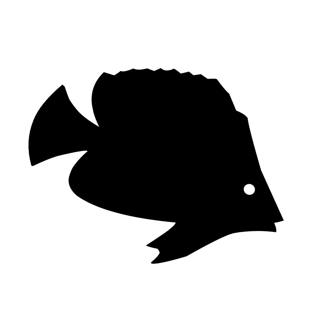 Fish Silhouette Download - Etsy