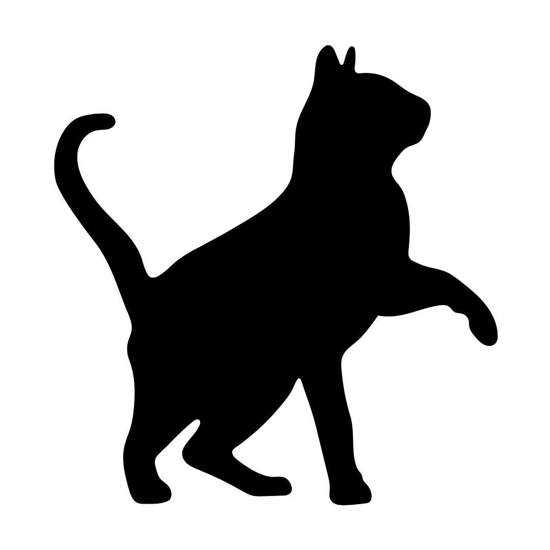 Cat Silhouette Download - Etsy