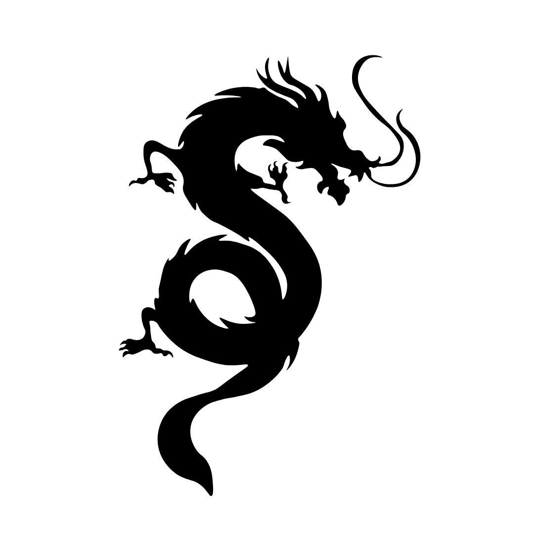 Dragon Silhouette Download - Etsy