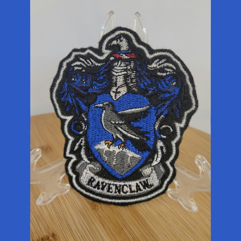 RAVENCLAW House Crest Embroidery Patch Iron-on/sew-on 4 Hogwarts Houses ...