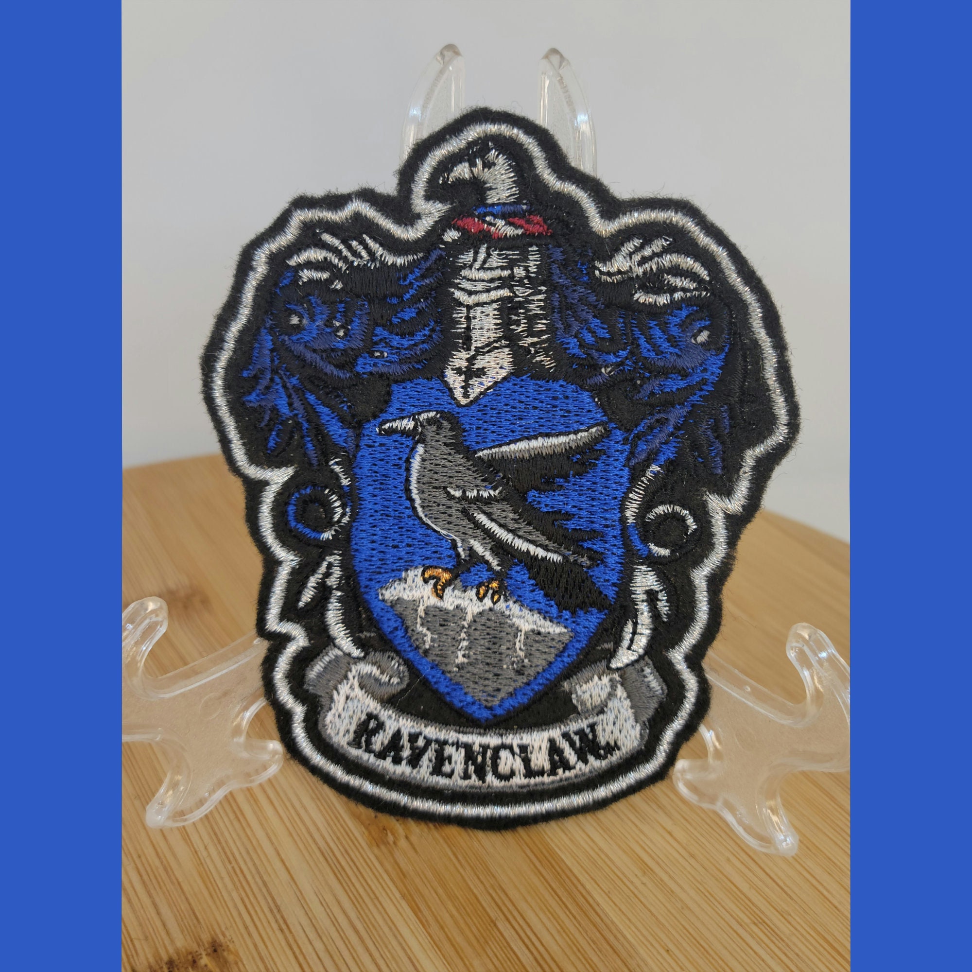 RAVENCLAW House Crest Embroidery Patch Iron-on/sew-on 4 Hogwarts Houses ...