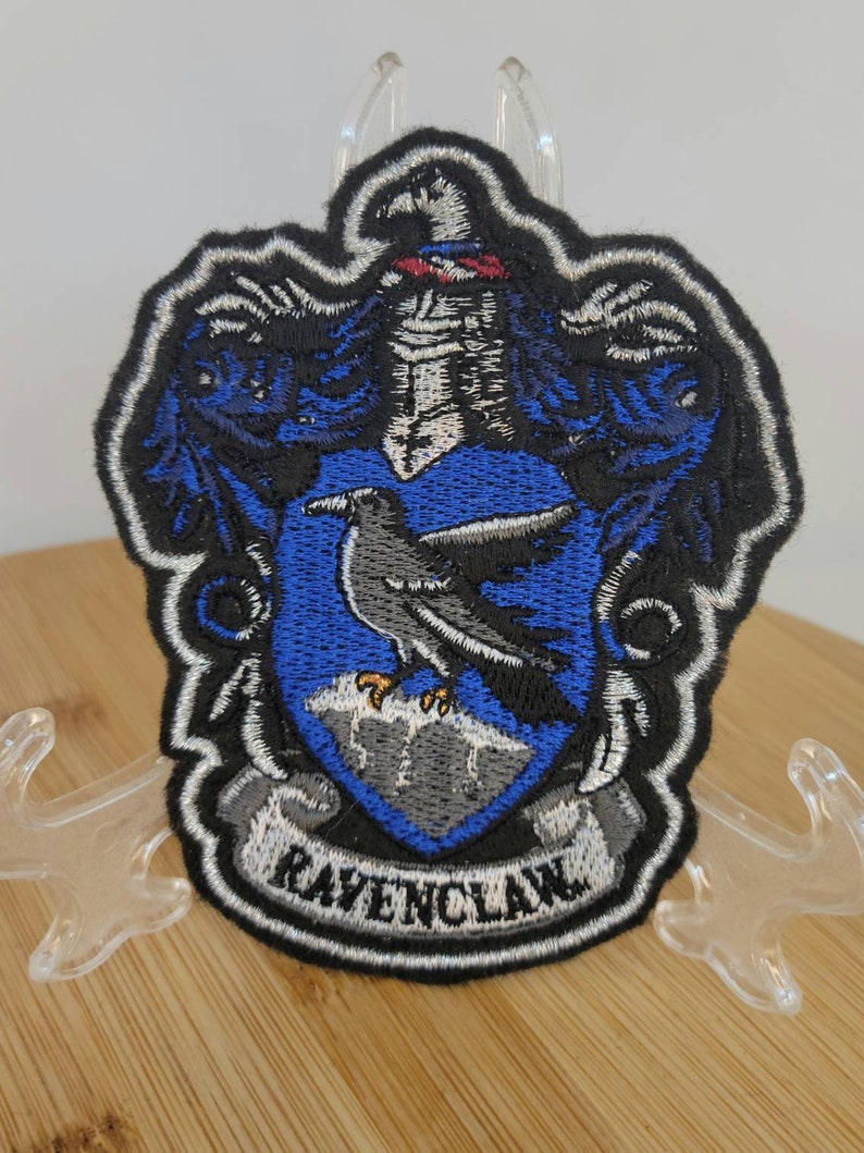 RAVENCLAW House Crest Embroidery Patch Iron-on/sew-on 4 Hogwarts Houses ...