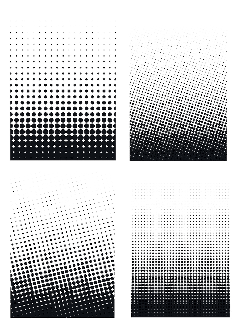 Digital Screentones Pack for Digital Manga and Comics 2 - Etsy