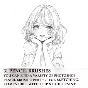 Manga Starter Pack for Photoshop - Clip Studio Paint Manga Brushes ...