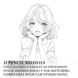 1000 Photoshop Manga Brushes Perfect for Digital Illustrations of Manga ...