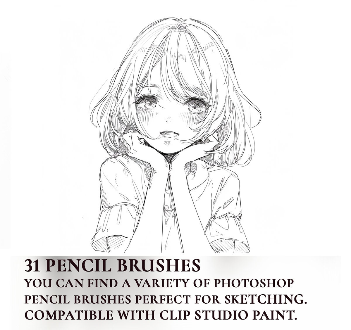 745 Photoshop Manga Brushes - Photoshop Brush Anime - Clip Studio Paint ...