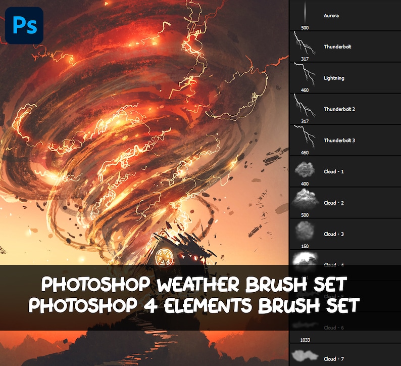 880 Brushes for Photoshop and Clipstudio Paint - Photoshop Brush Mega ...