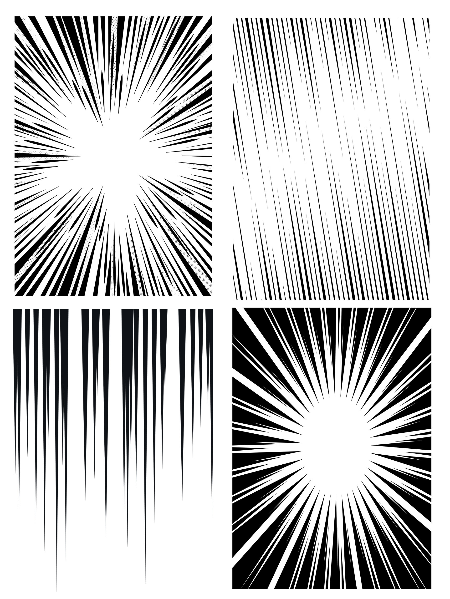 Digital Screentones Pack for Digital Manga and Comics 2 Screentone ...